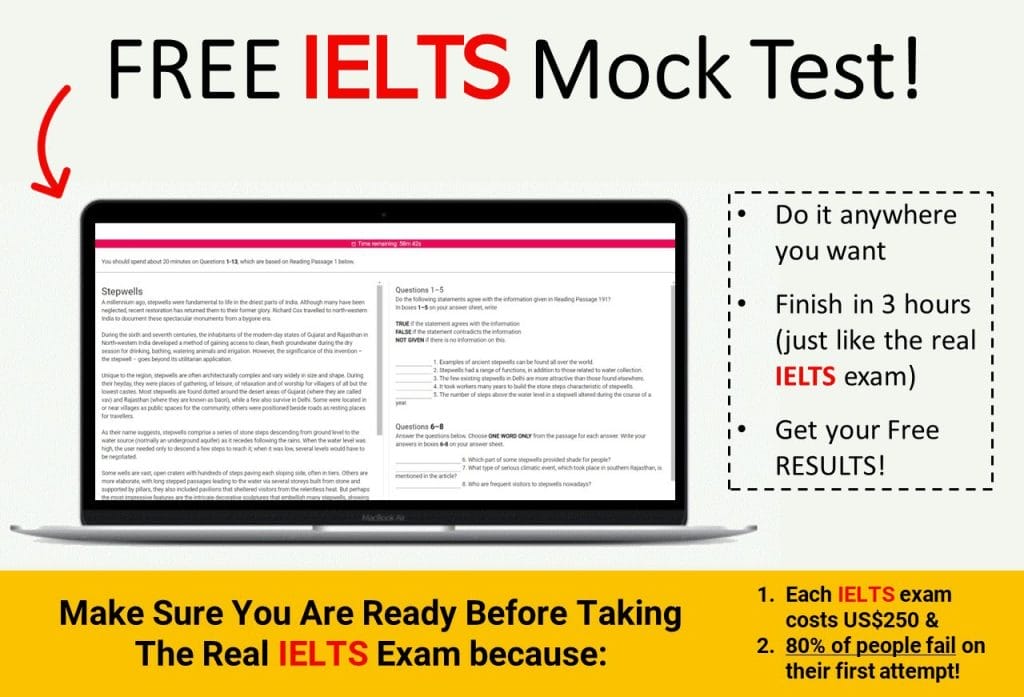 Free IELTS Mock Test - IELTS University (Singapore)